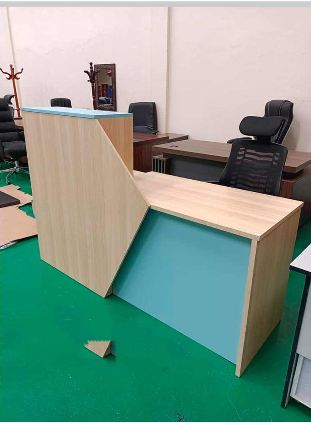 1800mm Imported Reception Desk - Billy Furniture